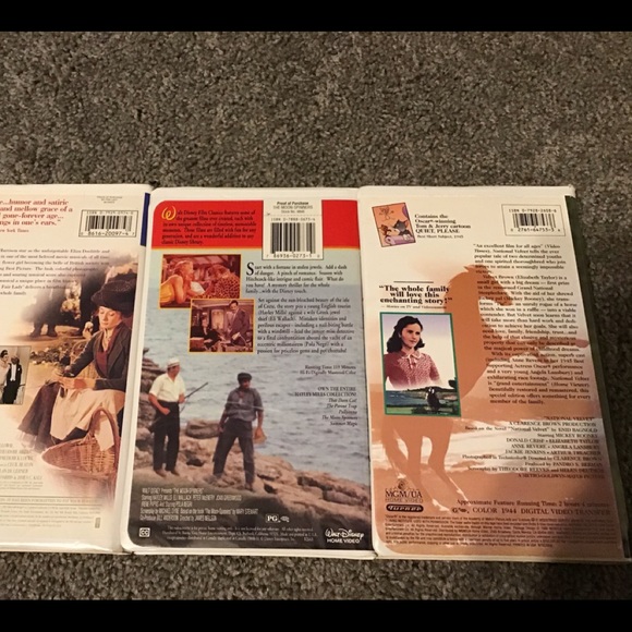 Other Lot Of 3 Classic Vhs Movies Poshmark